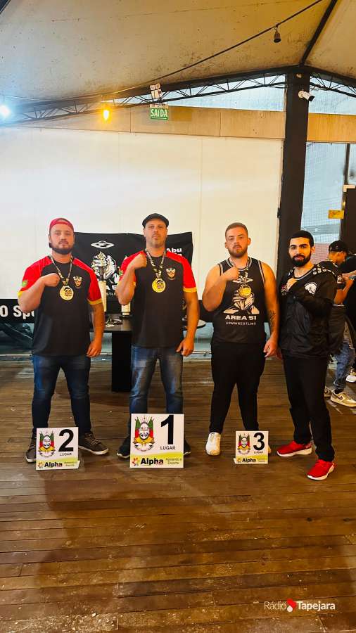 Tapejarense é campeão estadual de luta de braço - Rádio Tapejara FM 101.5